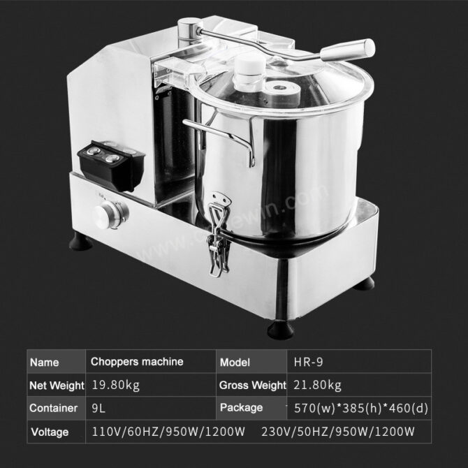 9L Meat Vegetable Chopper Machine