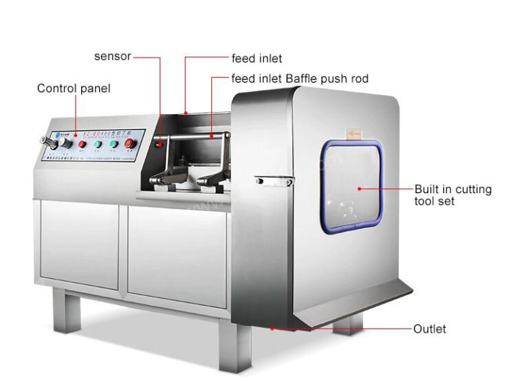 Meat Dicing Machine For Frozen And Fresh Meat