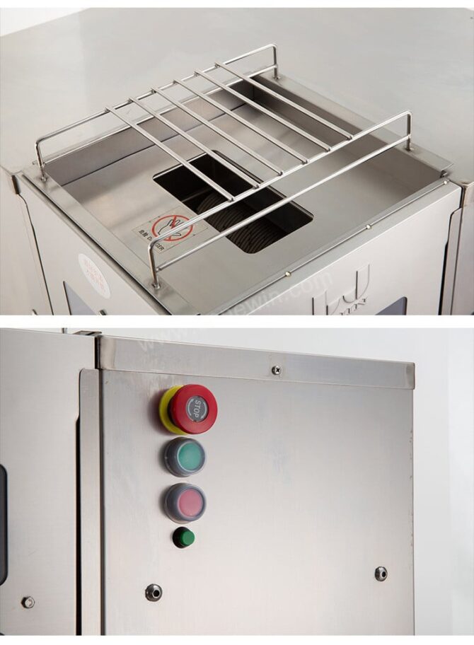 Stainless Steel Electric Butcher Meat Cutter 800kg/h